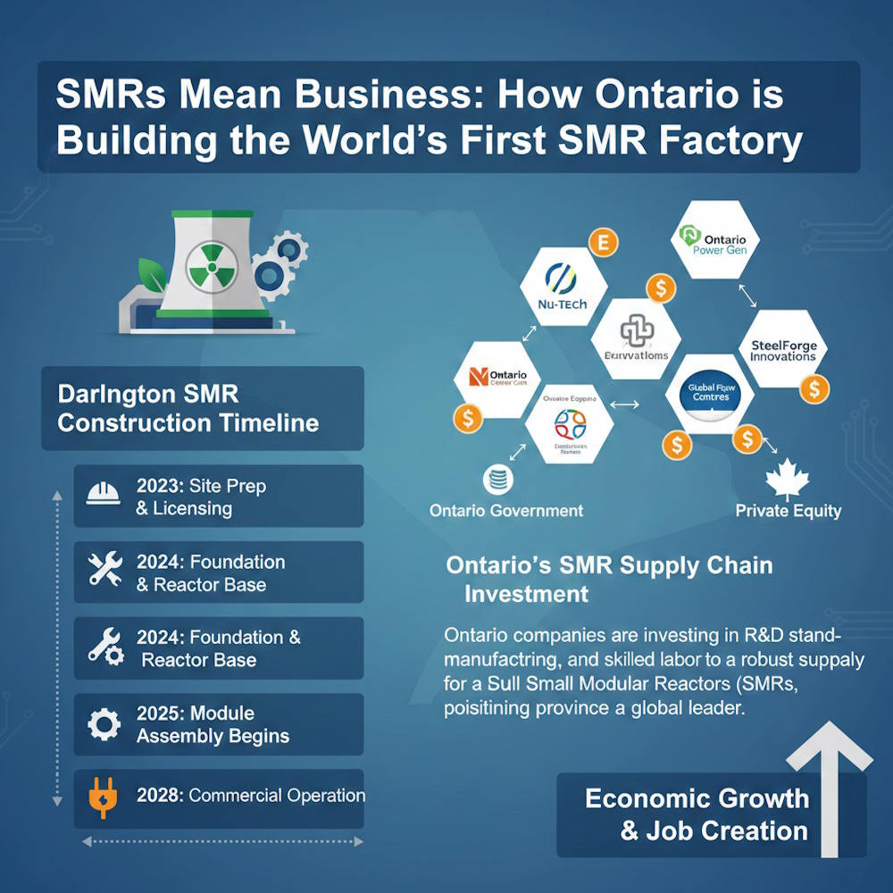 How Ontario is Building the World’s First SMR Factory IssuesLab.com